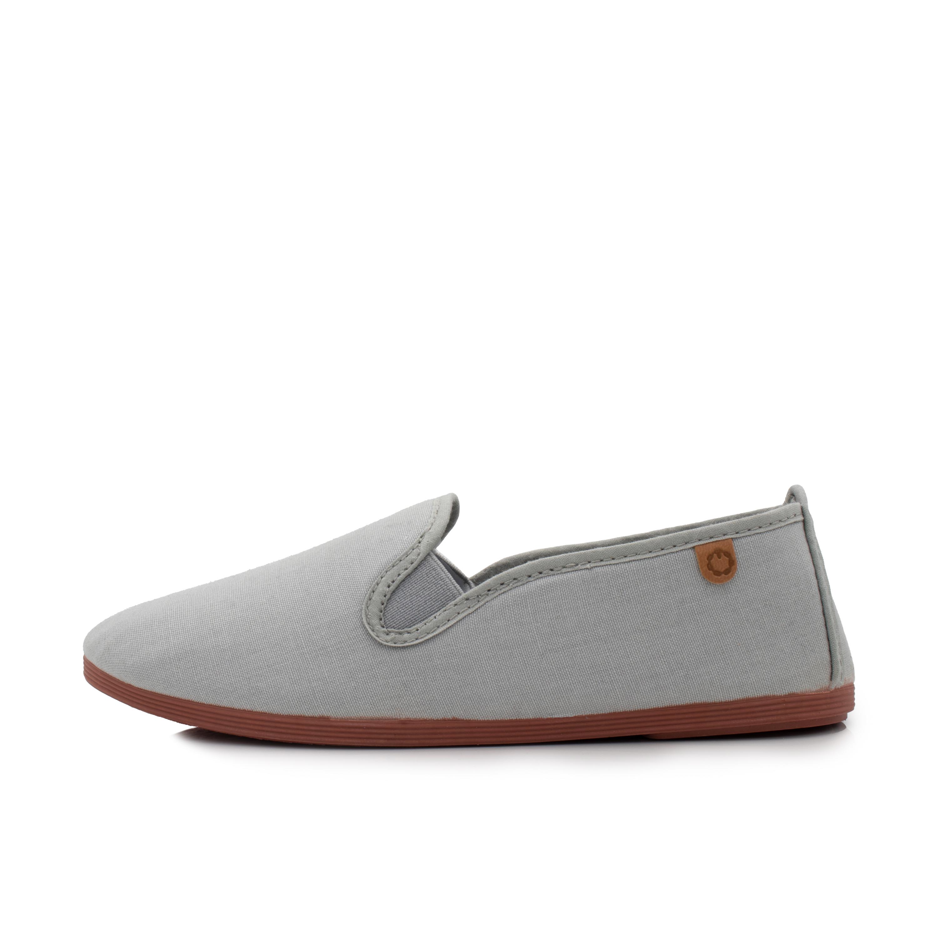 Zapatilla de casa gris claro de elástico 14379 La Cadena | Pepa y Cris